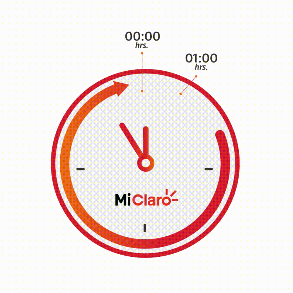 ¿Cómo configurar la hora correcta en los equipos Claro?